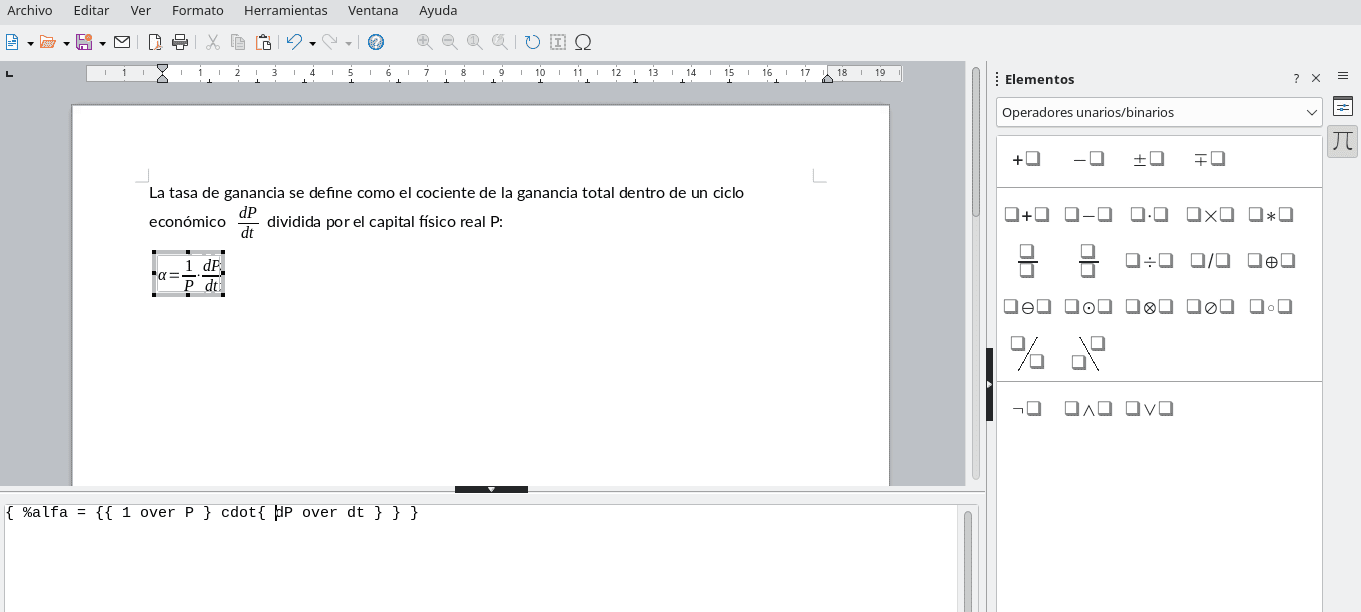 Cómo escribir fórmulas en LibreOffice - SER-TI